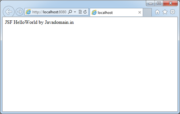 Hello World Jsf Example Steps Ngdeveloper