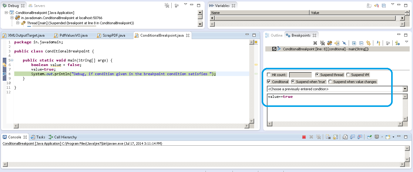 How To Use Conditional Breakpoint In Eclipse Step By Step Ngdeveloper